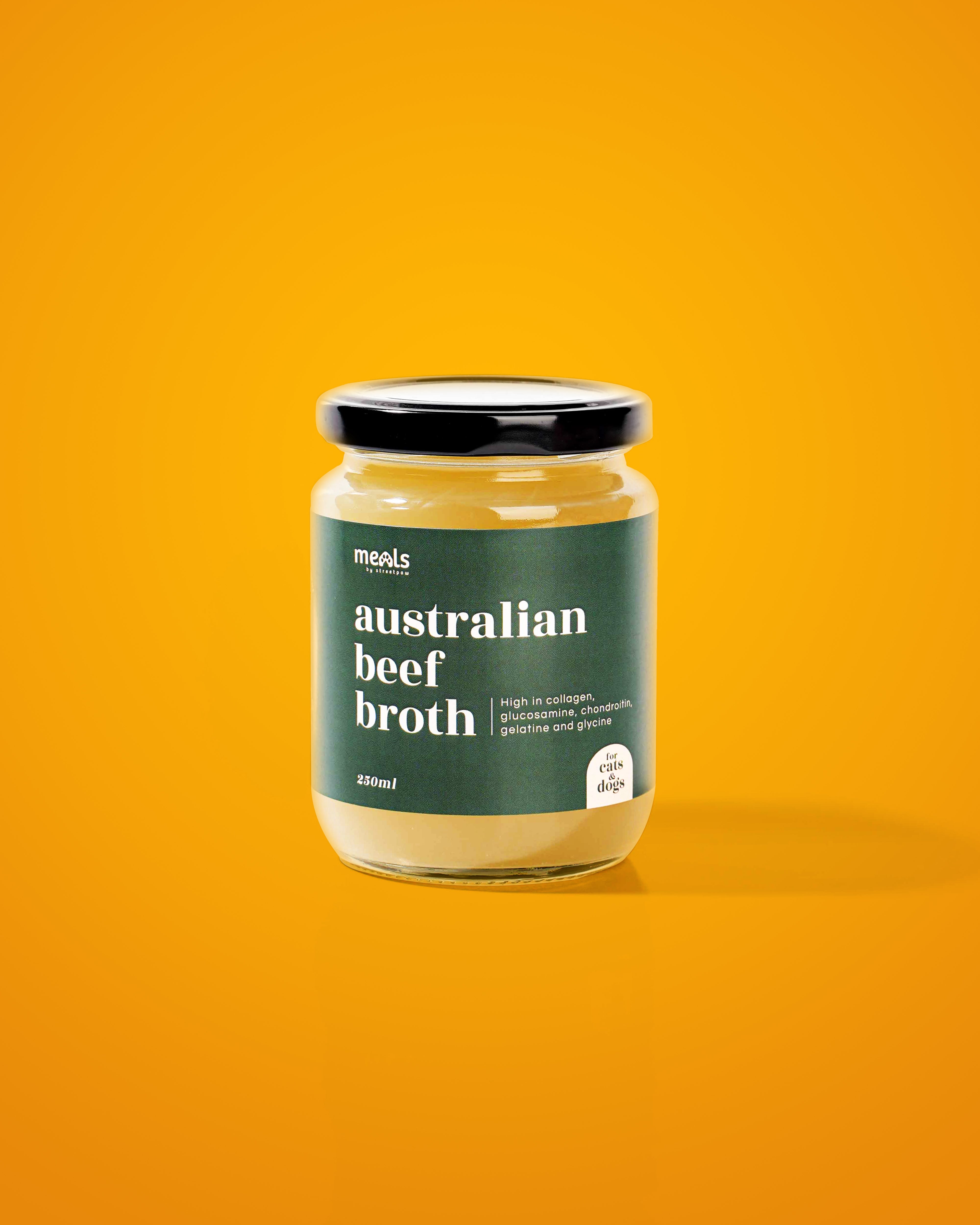 Australian Beef Bone Broth 250ml – StreetPaw