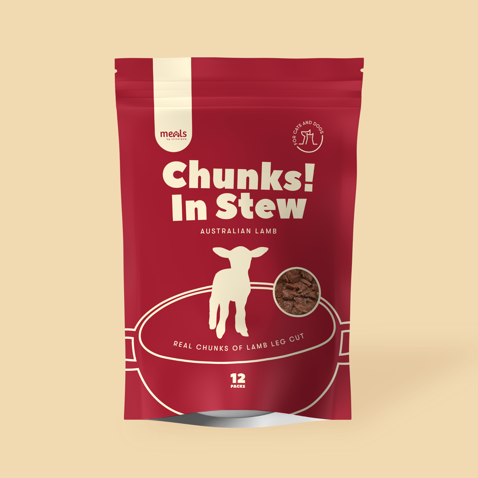 Australian Lamb Chunks in Stew – StreetPaw